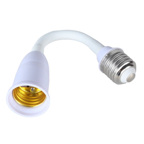 COOLHOOD E27 to E27 Light Bulb Sockets Adapter with Flexible Goosenecks ...