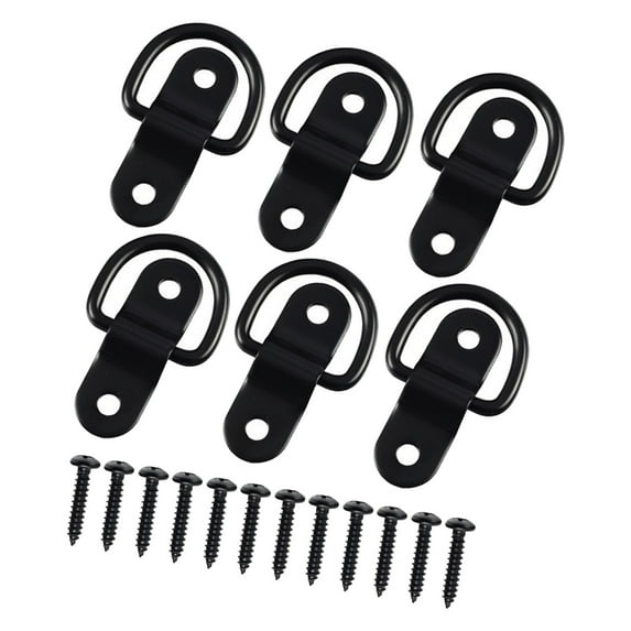 COOLHOOD Easy Mount Steel D Rings Lashing Eyelets Hook With Hole For ...