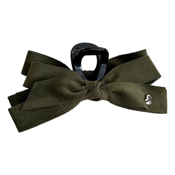 COOLHOOD Elegant Gold Labeled Bowknot Hair Clip Featuring Heart Shape ...