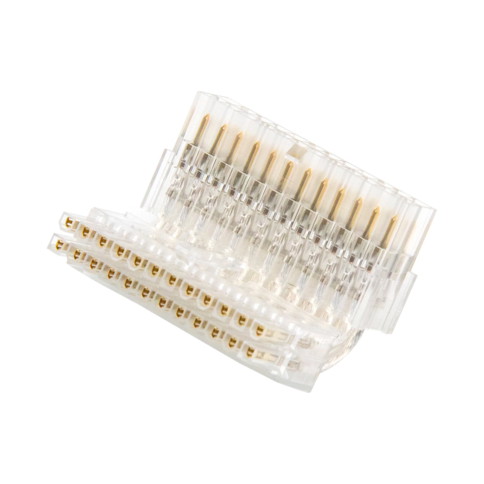 COOLHOOD Flexible 24Pin/8pin Female to Male 90 Degree Power Adapter ...