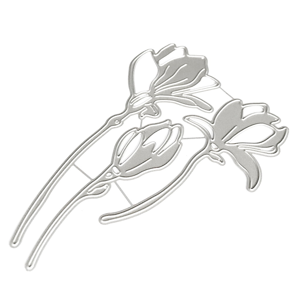 COOLHOOD Flower Metal Cutting Dies Stencil Scrapbooking Album Stamp ...