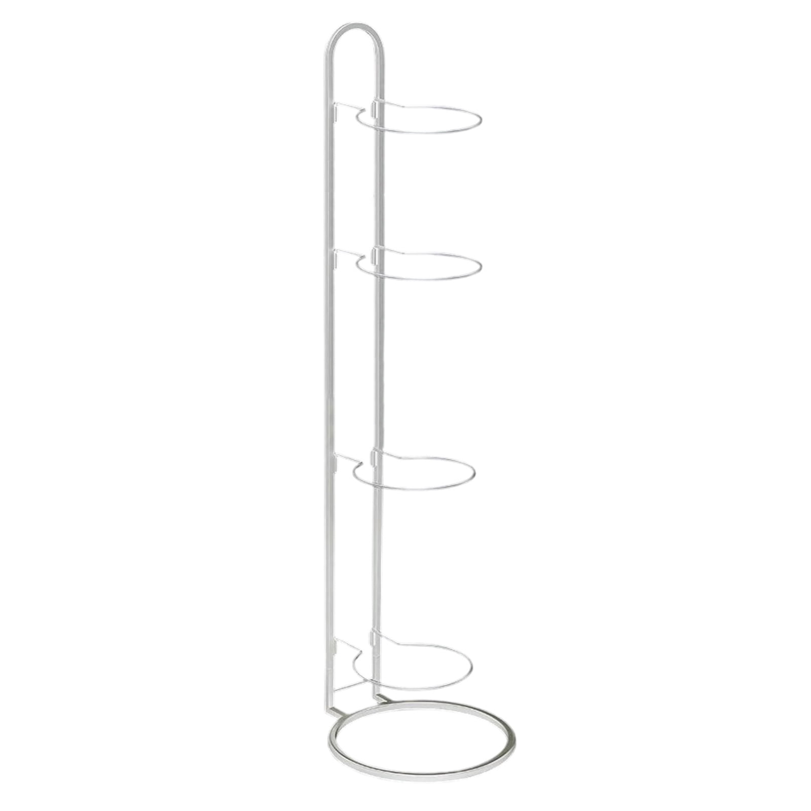 COOLHOOD Football Storage Organizers 4 Tiered Metal Cube Rack Display ...