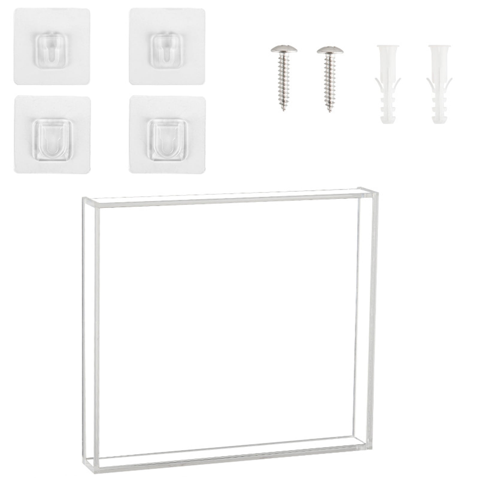 COOLHOOD Frame Display Case Acrylic Display Box Clear Wall Mount ...