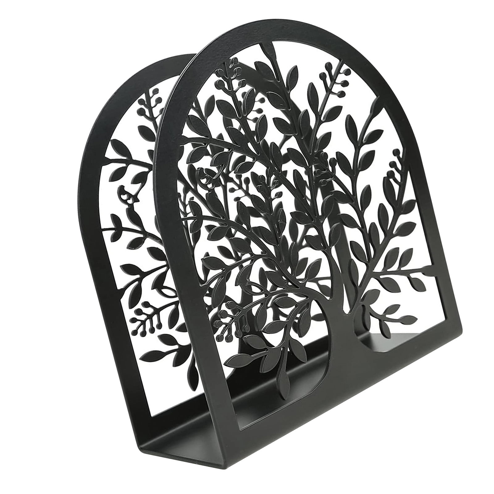 COOLHOOD Freestanding Tissue Dispenser Rack Metal Napkin Holder For ...