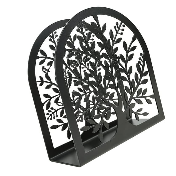 COOLHOOD Freestanding Tissue Dispenser Rack Metal Napkin Holder For ...