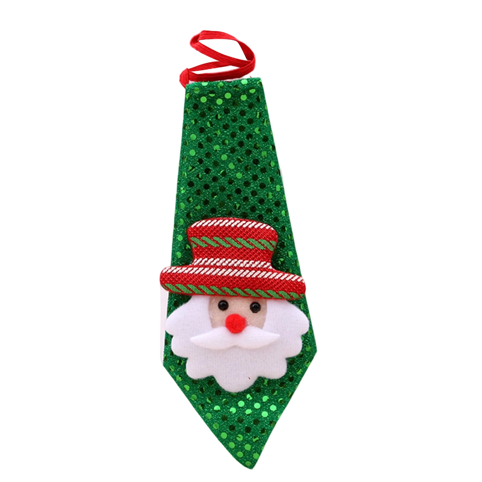 COOLHOOD Glitter Sequins Christmas Tie With Optional Light Up Function ...