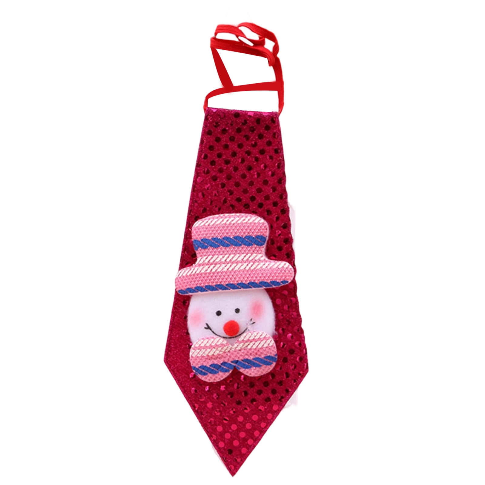 COOLHOOD Glitter Sequins Christmas Tie With Optional Light Up Function ...
