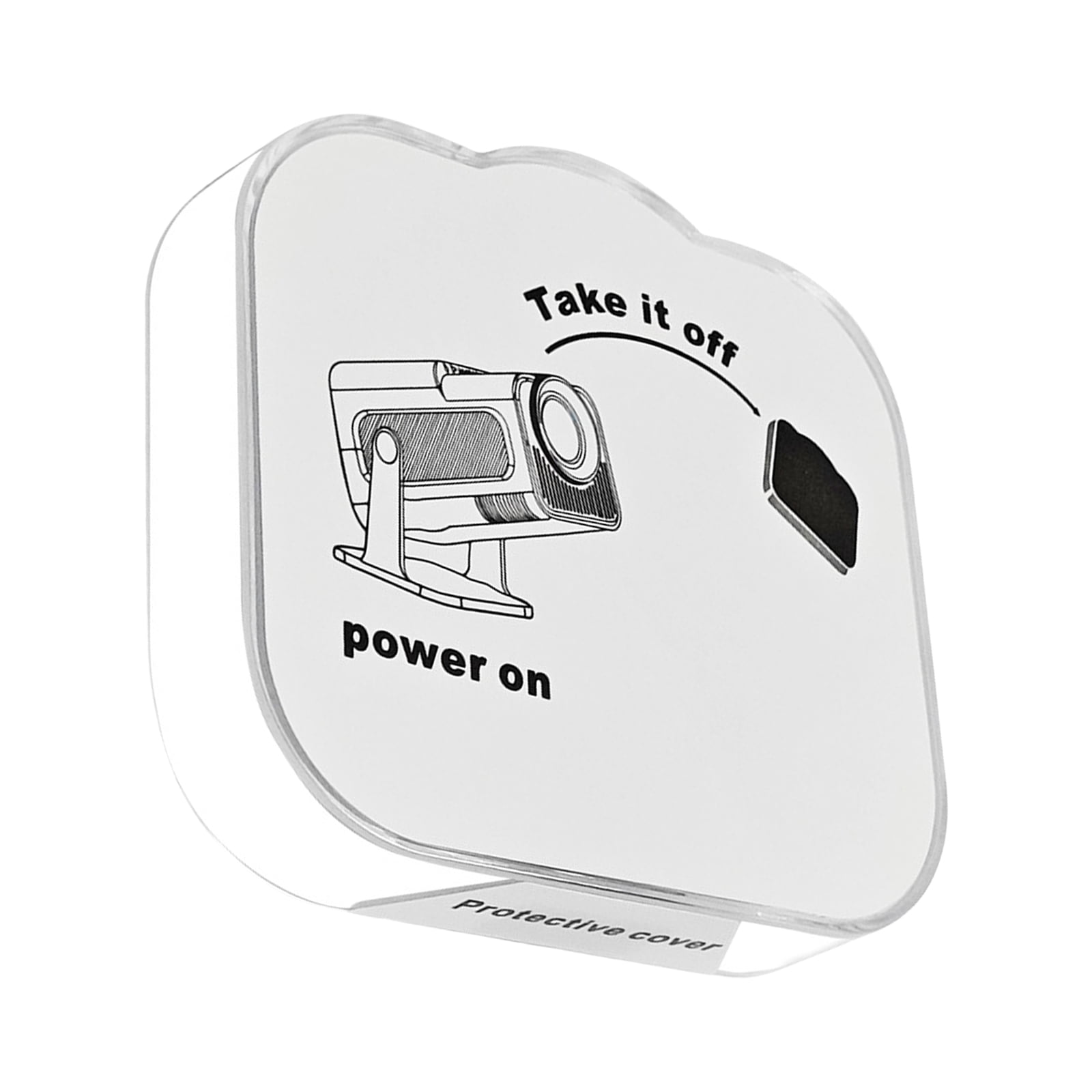 COOLHOOD HY320MINI Projectors Lens Protections Covers Avoid Dusts Lens ...
