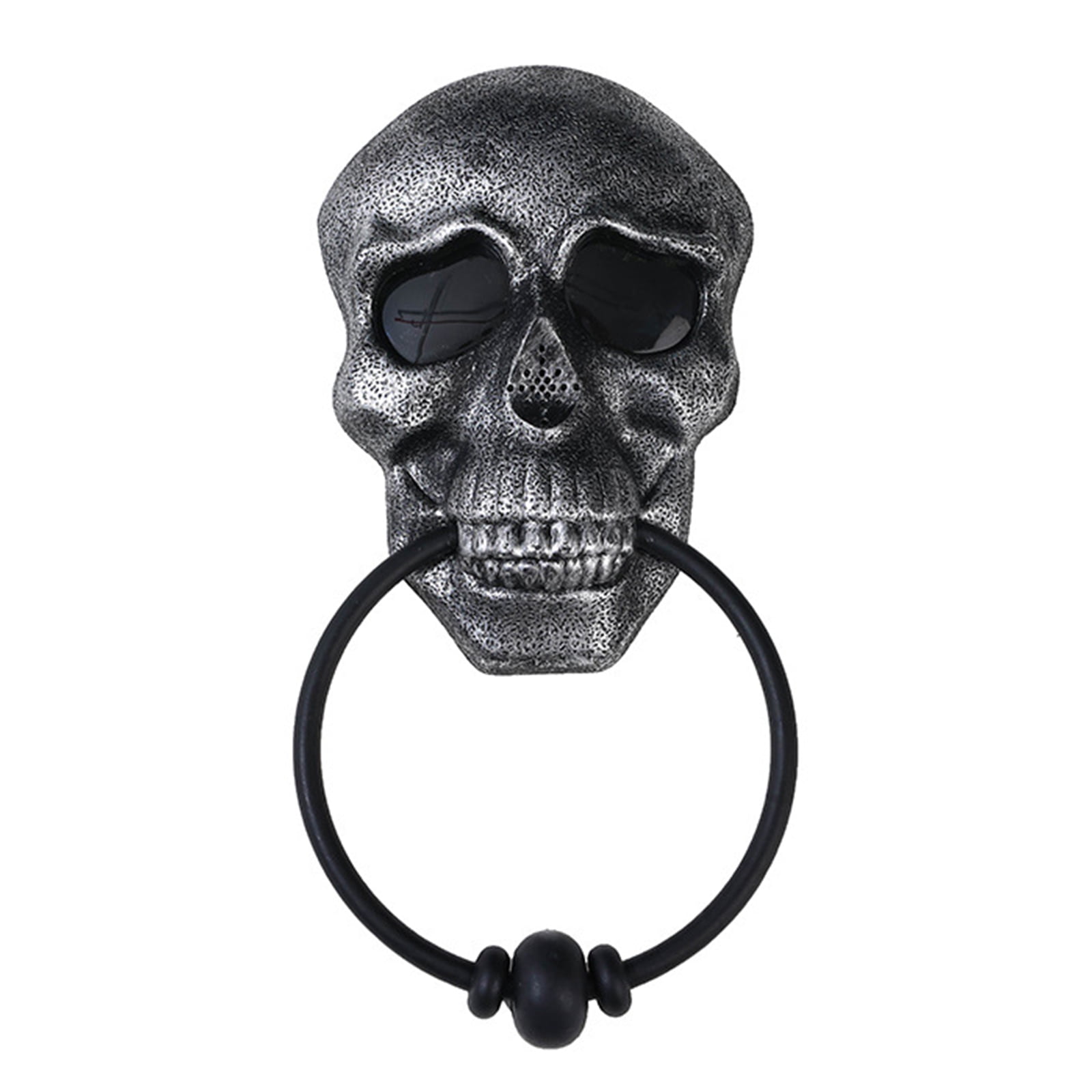 COOLHOOD Halloween Skull Doorbell Door Knocker Props with Scary Sound ...