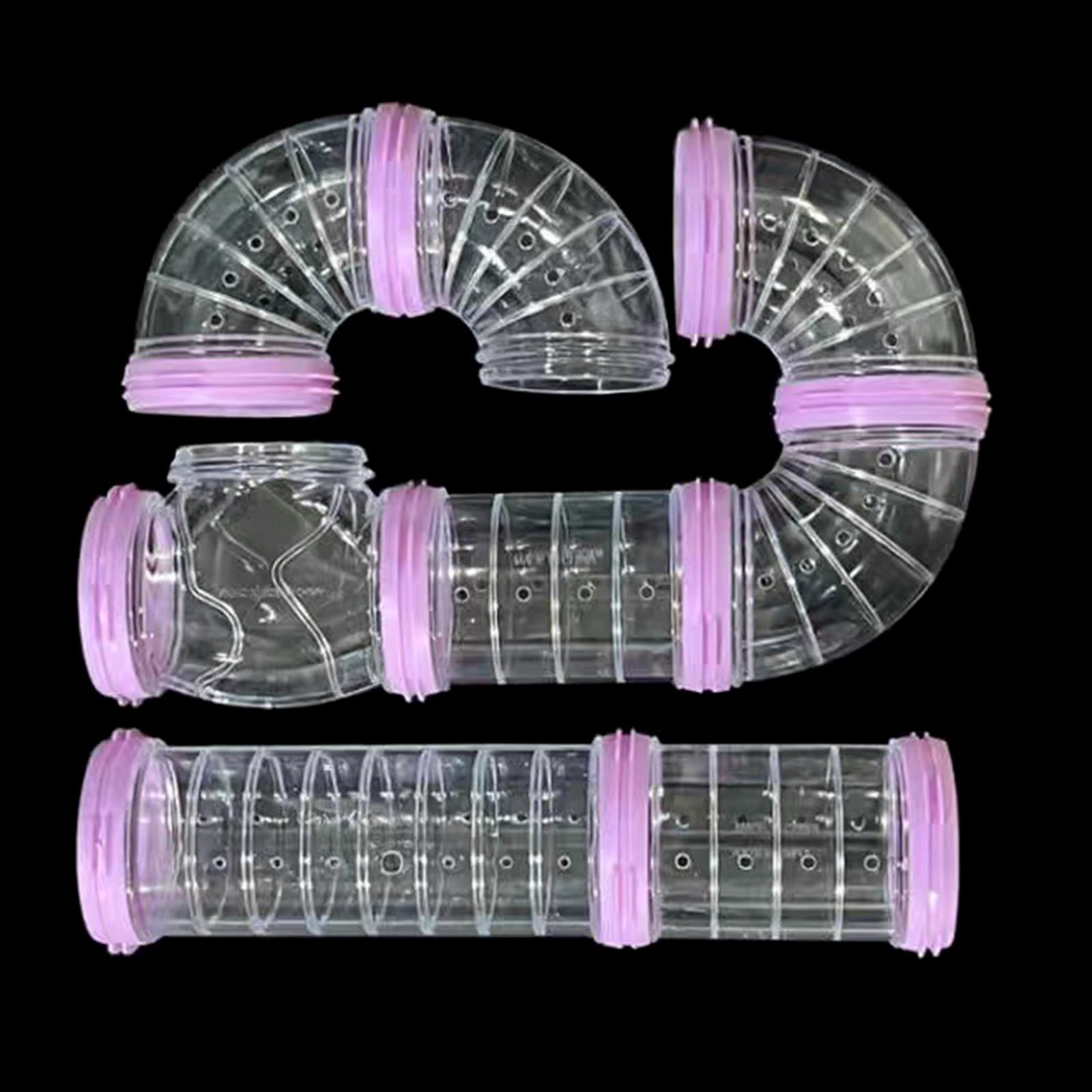 COOLHOOD Hamster Tunnel Tube Toy Rabbits Toy Clear Do It Yourself ...