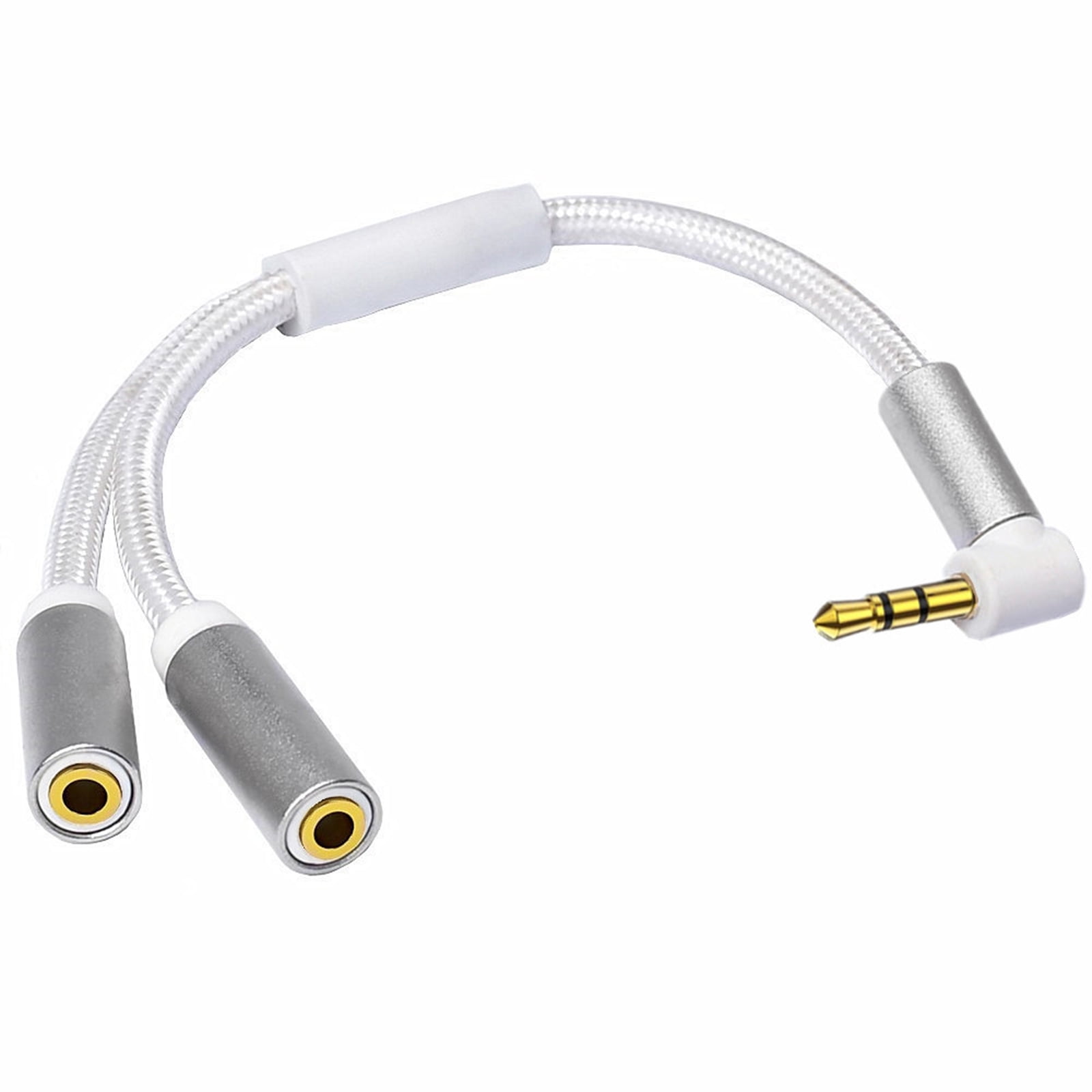 COOLHOOD Headsets Splitter Cord Headphones Cable for Phones Tablets ...