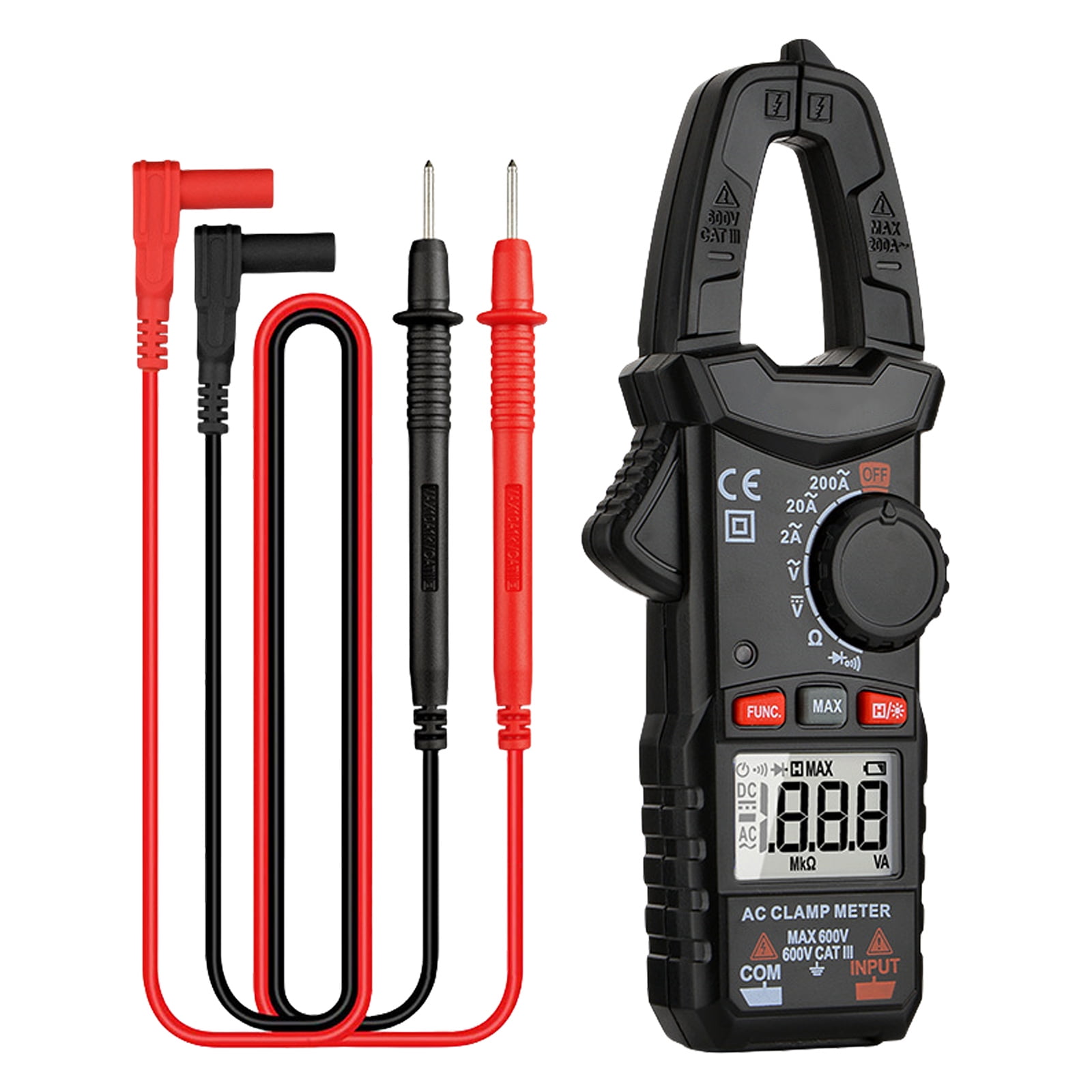 COOLHOOD High Precise Digital Multimeter With Automatic Ranges for Home ...