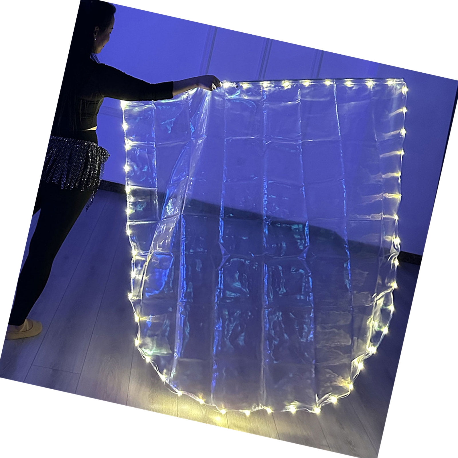 COOLHOOD LED Light Up Worship Dance Flag with Extendable Poles ...