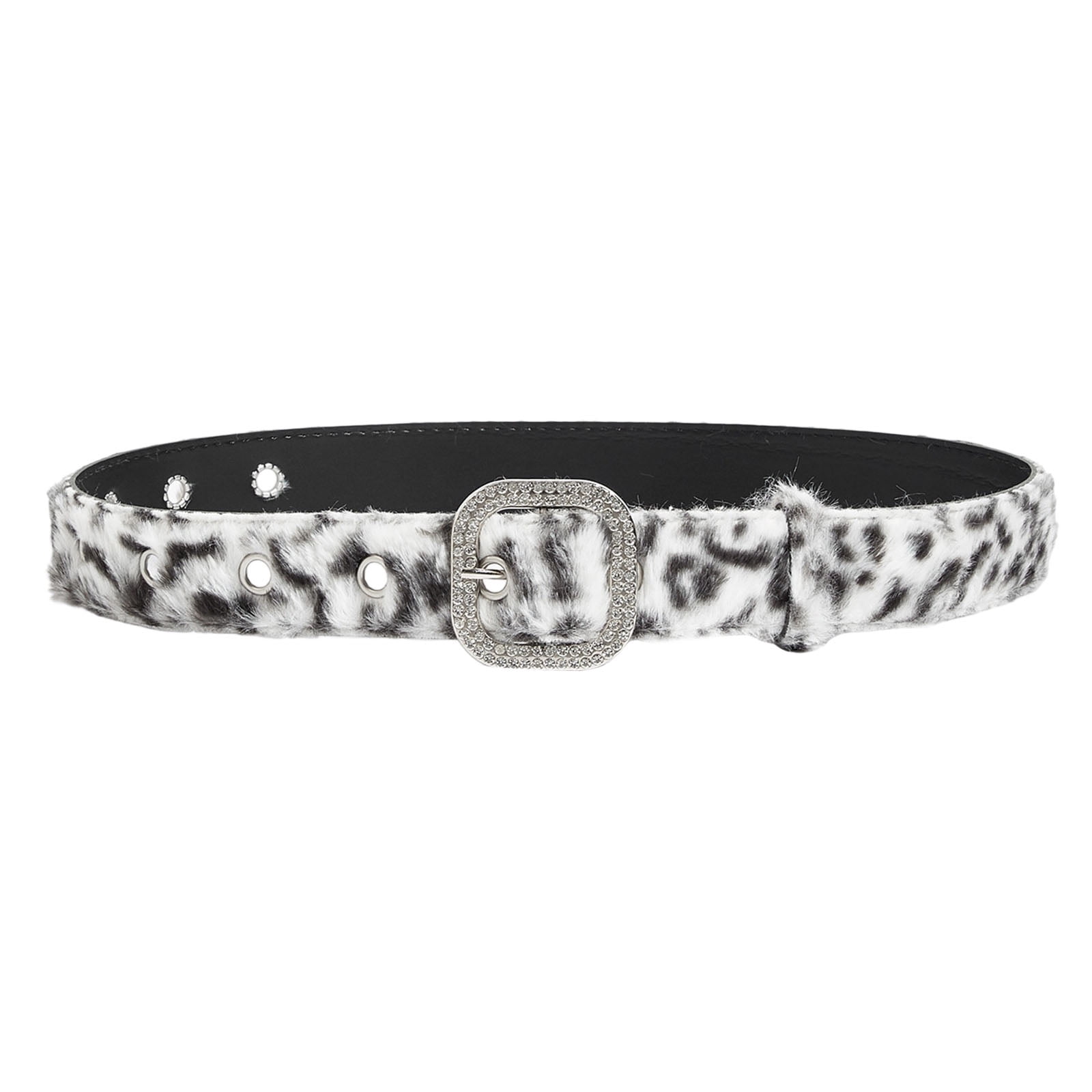 COOLHOOD Leopards Print Furry Belt For Women And Men Soft Elastic ...
