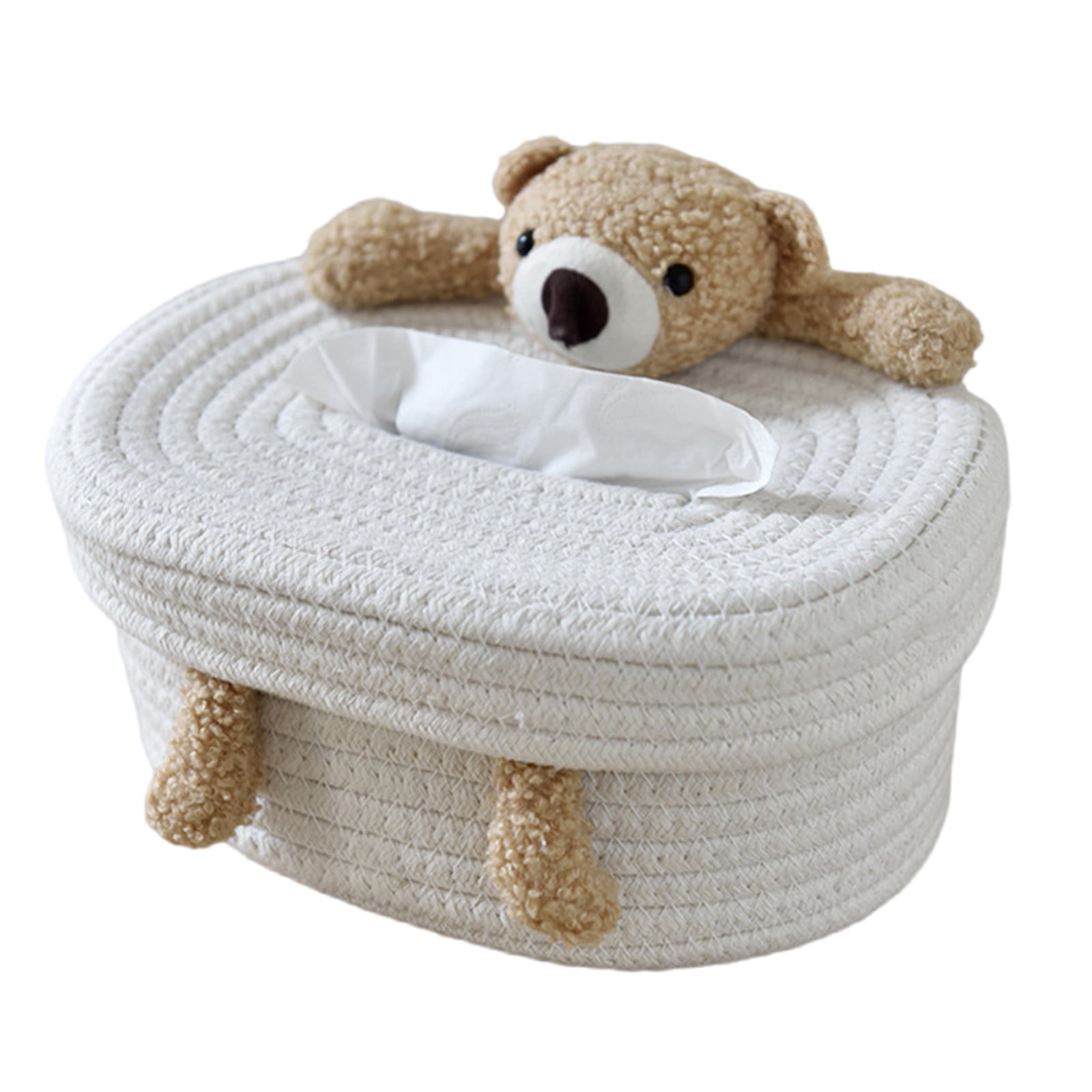 COOLHOOD Lovely Desktop Tissue Box Holder Convenient Desk Accessory ...