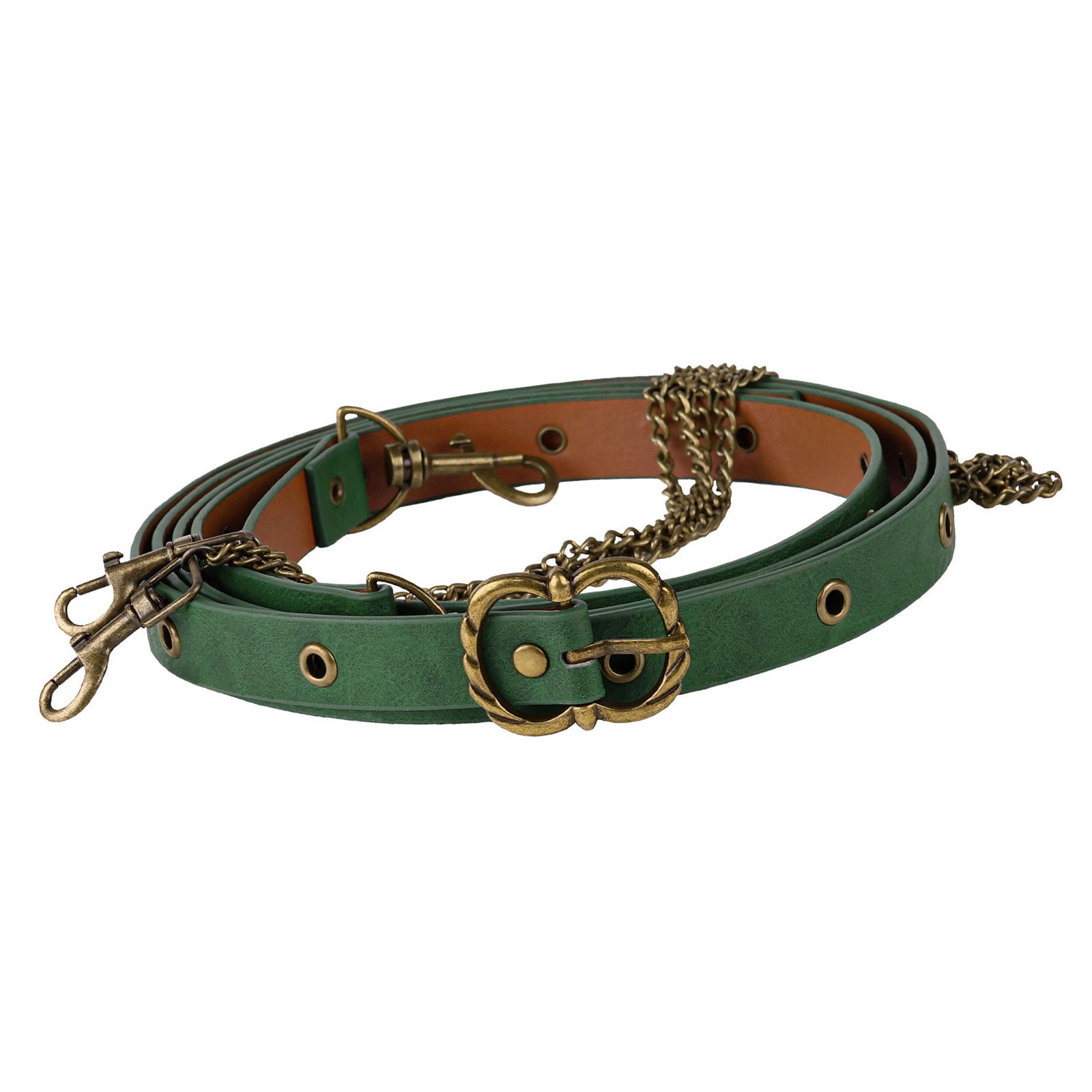 COOLHOOD Medieval Theatrical Chain Belt PU Leather Alloy Buckles Retro ...
