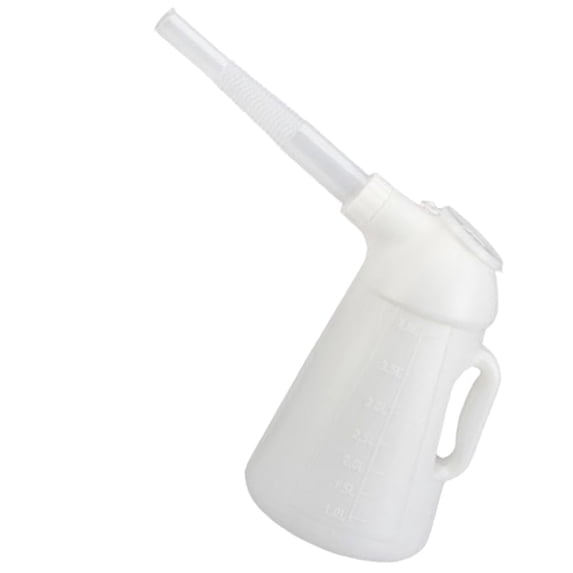 COOLHOOD Oil Measuring Container with Pouring Flexible for Automotive ...