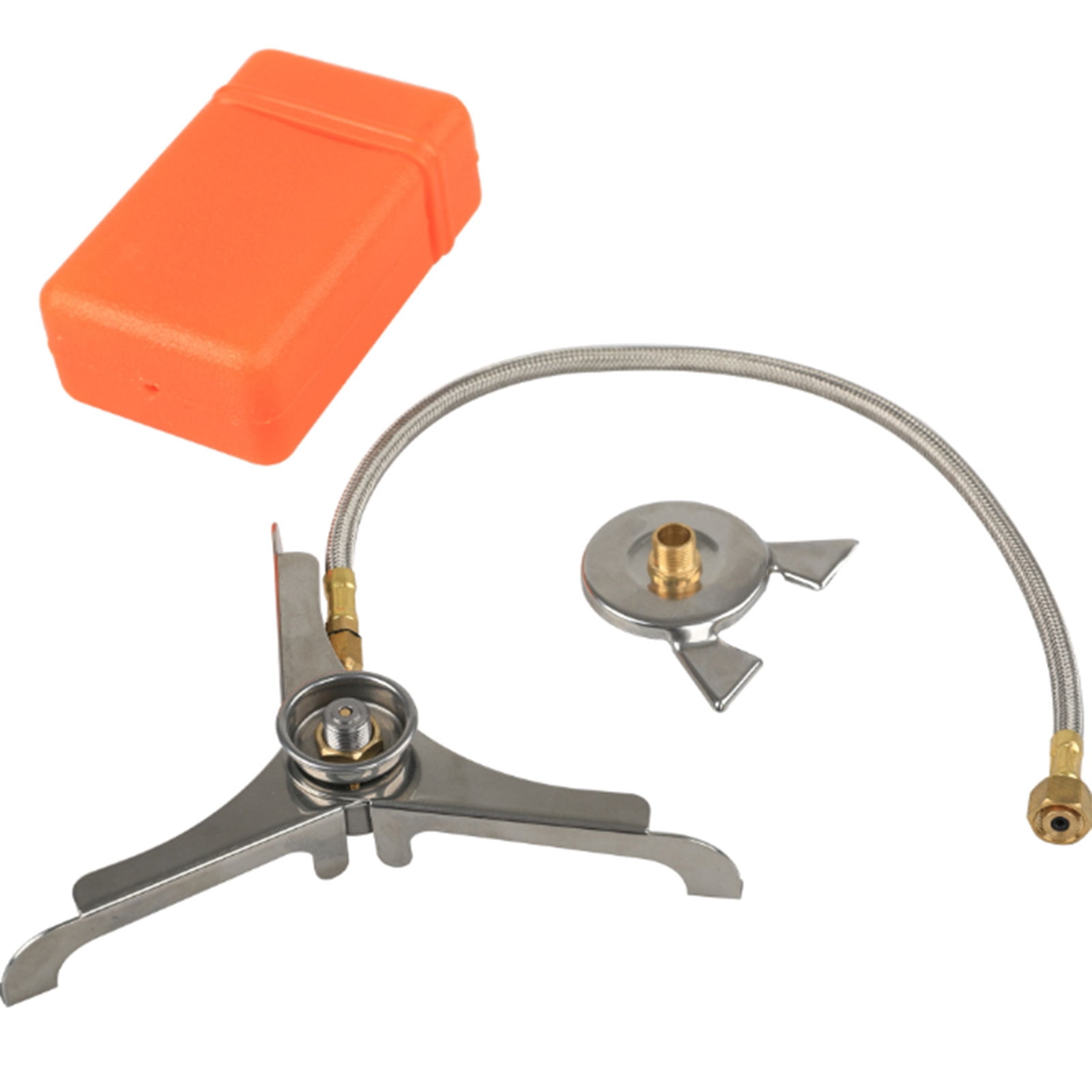 COOLHOOD Outdoor Camp Stove Connectors, Stainless Steel Tanks Adapter ...