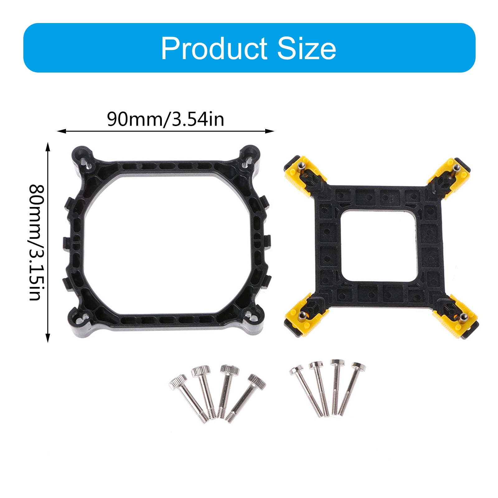 COOLHOOD PC CPU Heatsink Mounting Bracket Holder Base Backplate For LGA ...