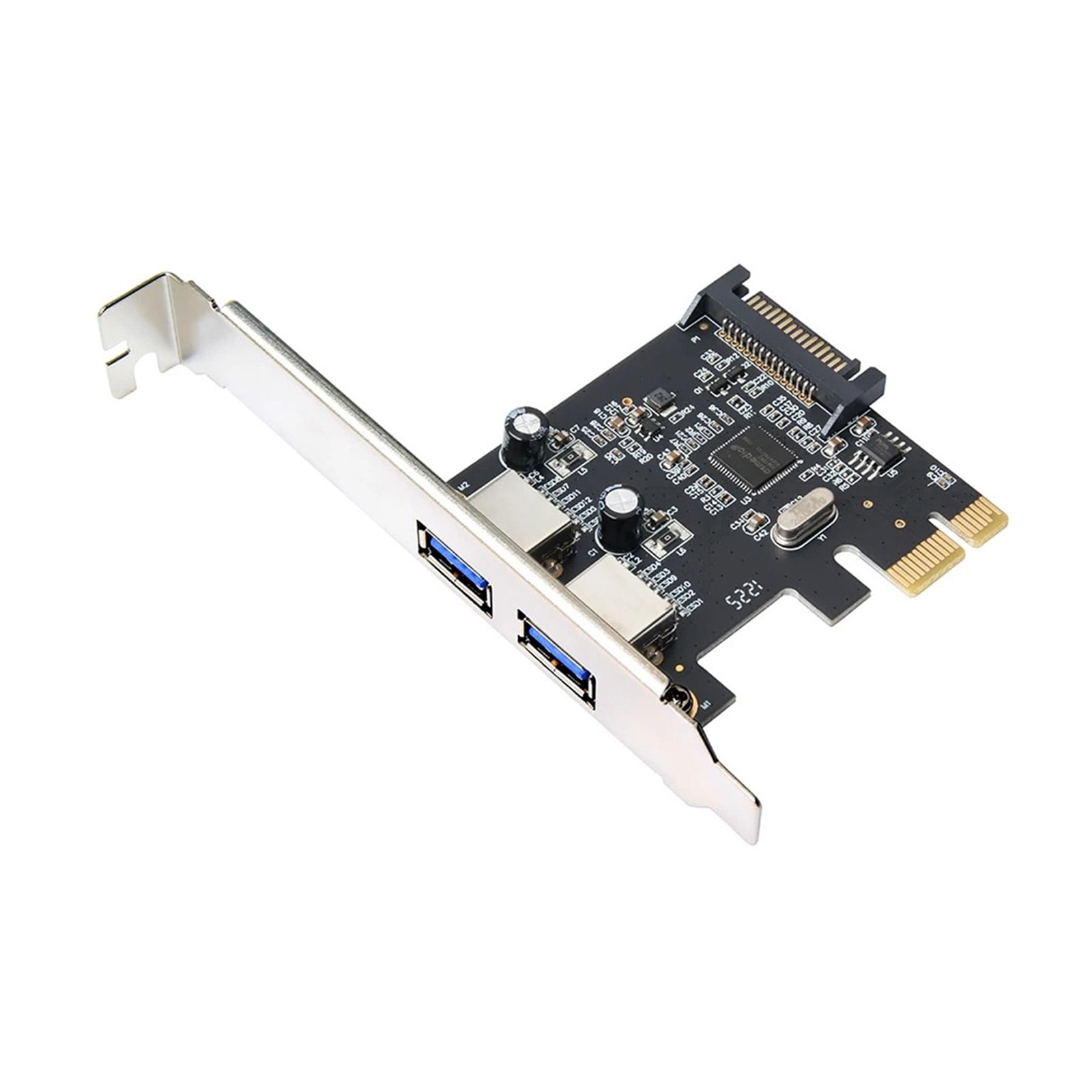 COOLHOOD PCIE to USB3.0 2Port PCIExpress Adapter Card PCIE USB3.0 Hub ...