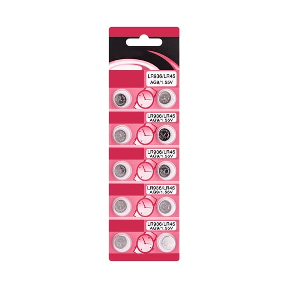 COOLHOOD Pack Of 10/20 AG9 LR936 Alkaline Button Cell Battery AG9 LR936 ...