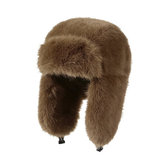 COOLHOOD Plush Ear Flap Hat Featuring Thick Insulation for Extreme Cold ...