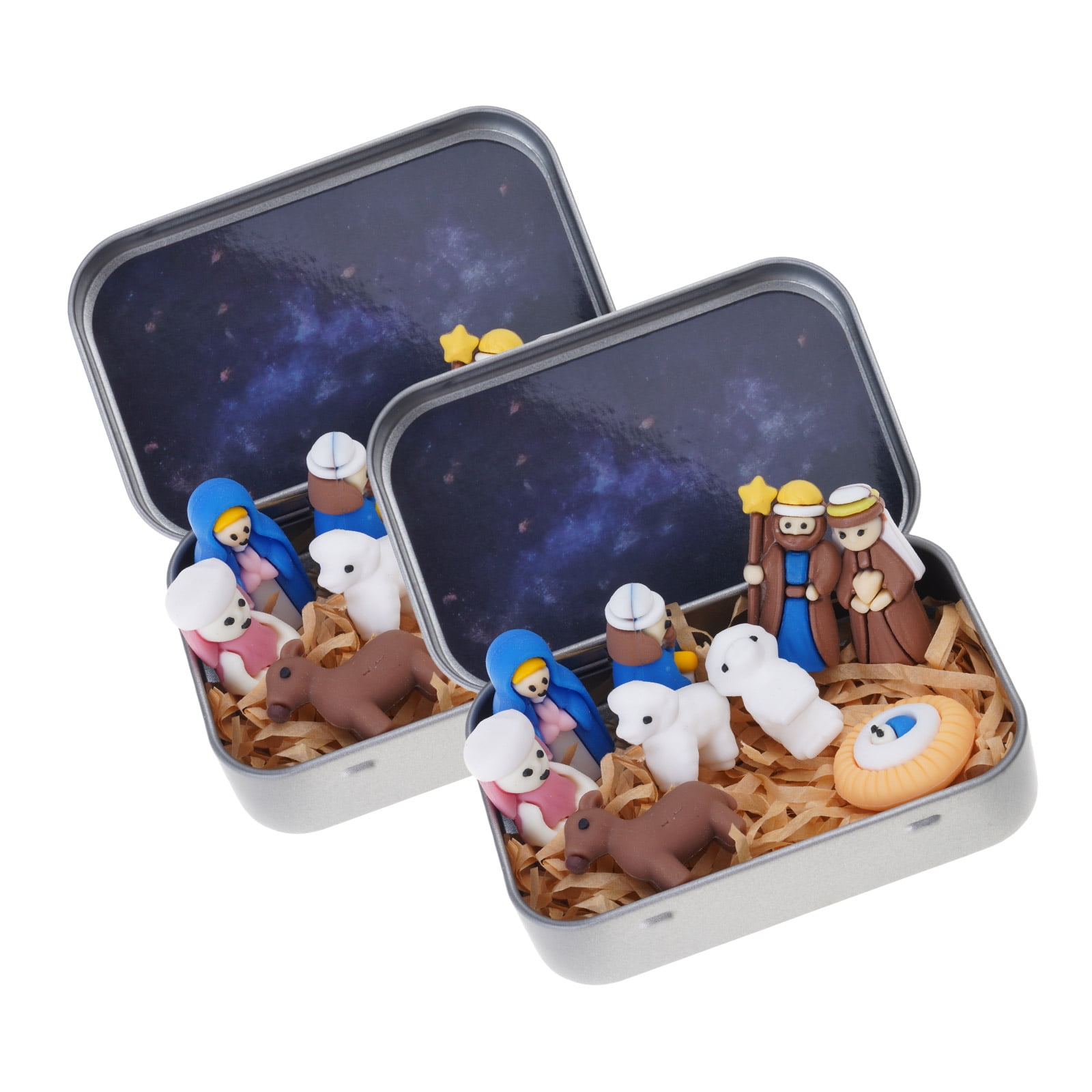 COOLHOOD Pocket Bethlehem Scene Handcrafted Christmas Nativity Scene In ...