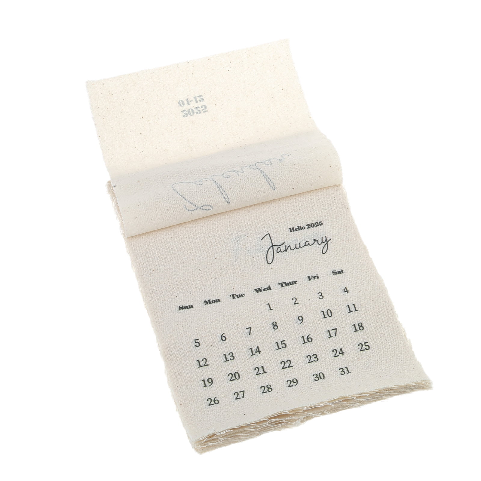 COOLHOOD Practical 2025 Fabric Wall Calendar Unique 2025 Tapestry ...