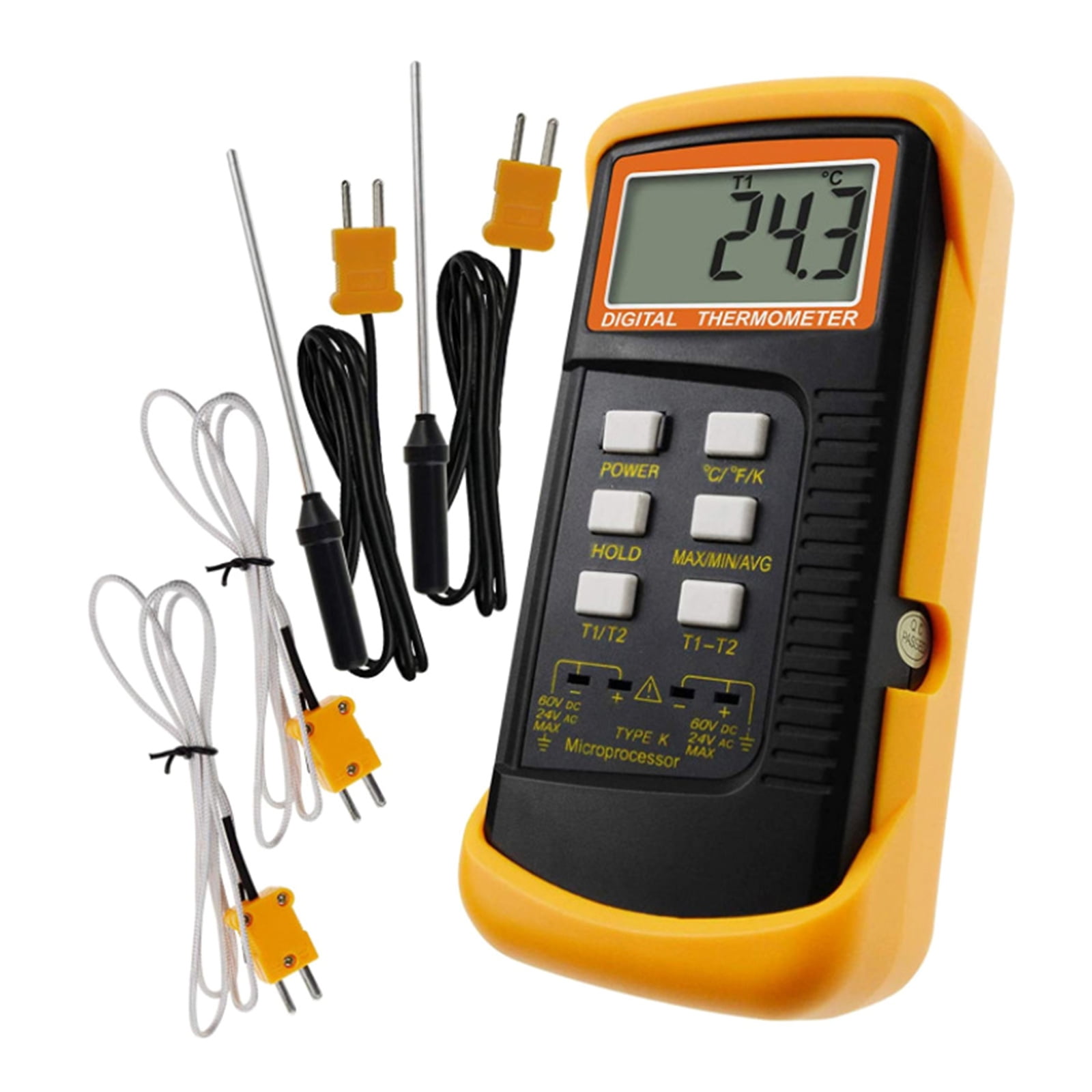 COOLHOOD Precise Temperature Measurement Heat Meter with 4 ...
