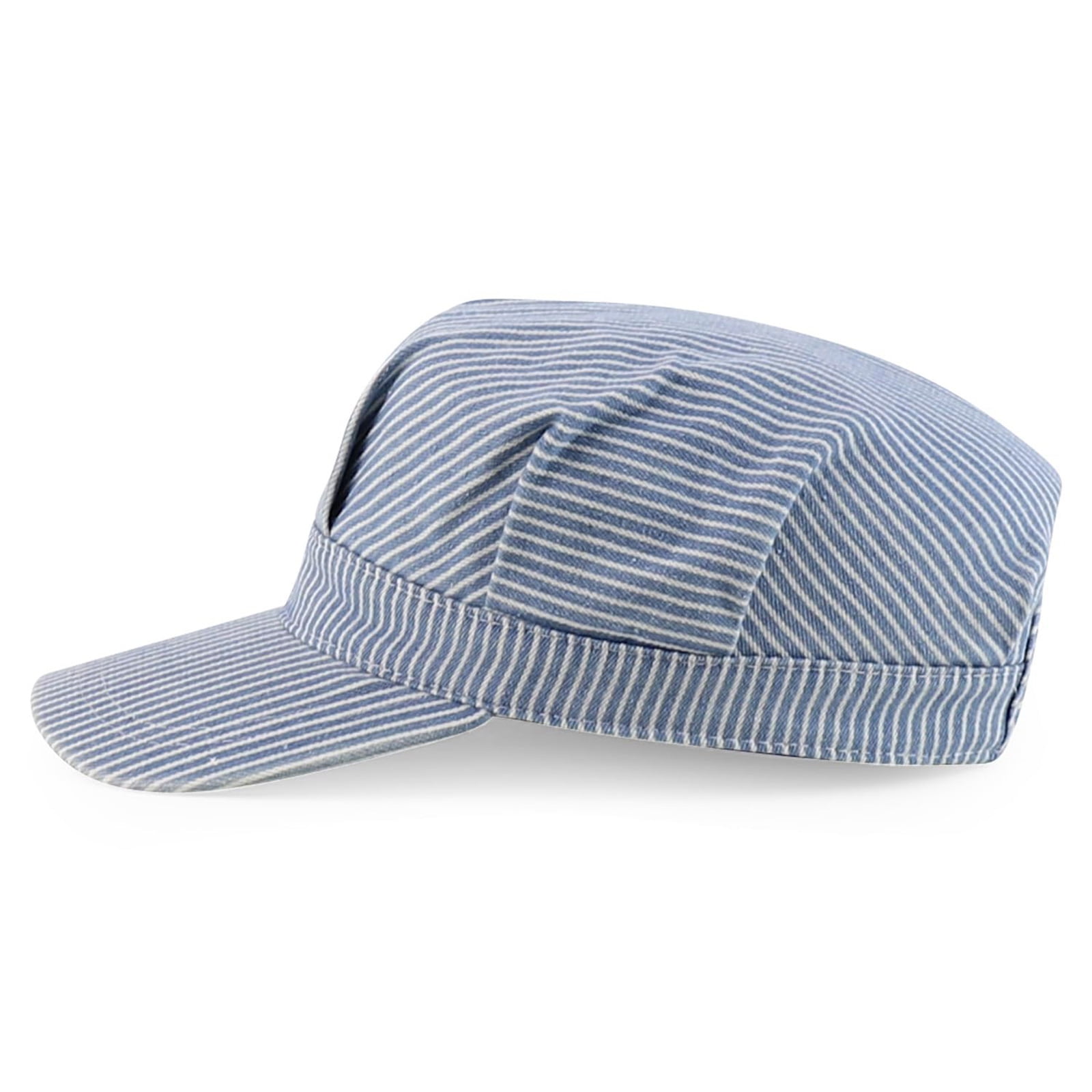 COOLHOOD Premium Stripy Cotton Command Hat For Adult Lightweight Fabric ...