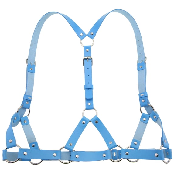 COOLHOOD Punk Styles Adjustable Body Chain Harness Belt PU Leather For ...