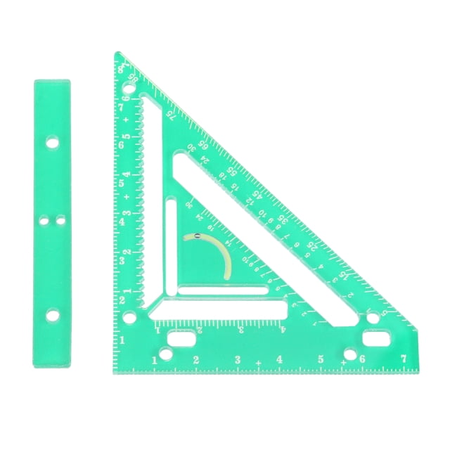 COOLHOOD Rafter Square with Bubble Block Positioning Ruler Rafter ...