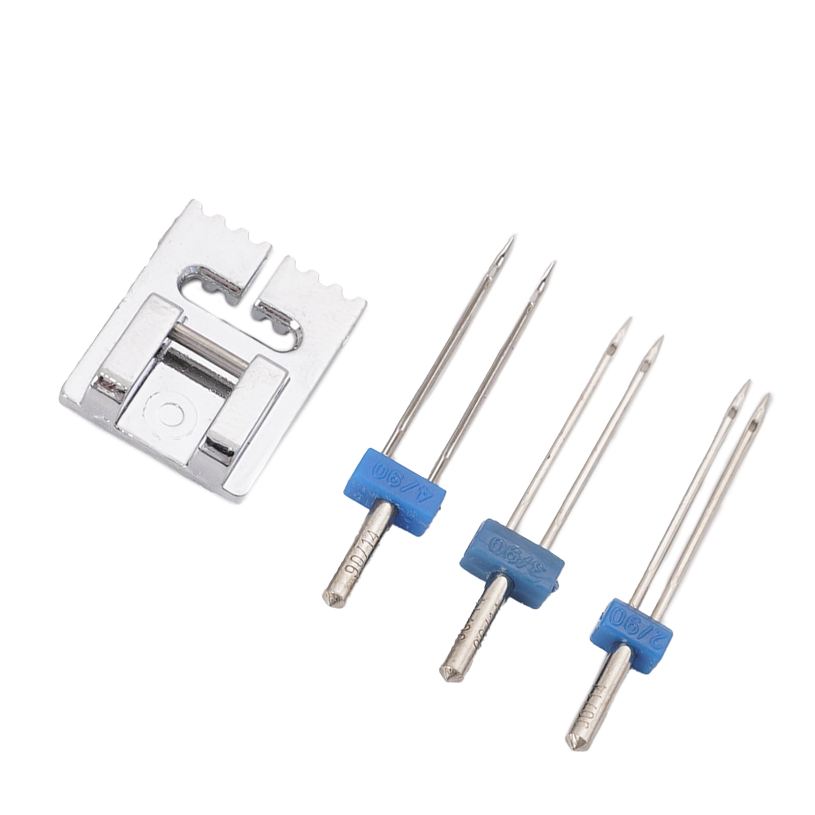 COOLHOOD Sewing Machine Twin Needle and Pintuck Presser Foot Set 2/90 3 ...