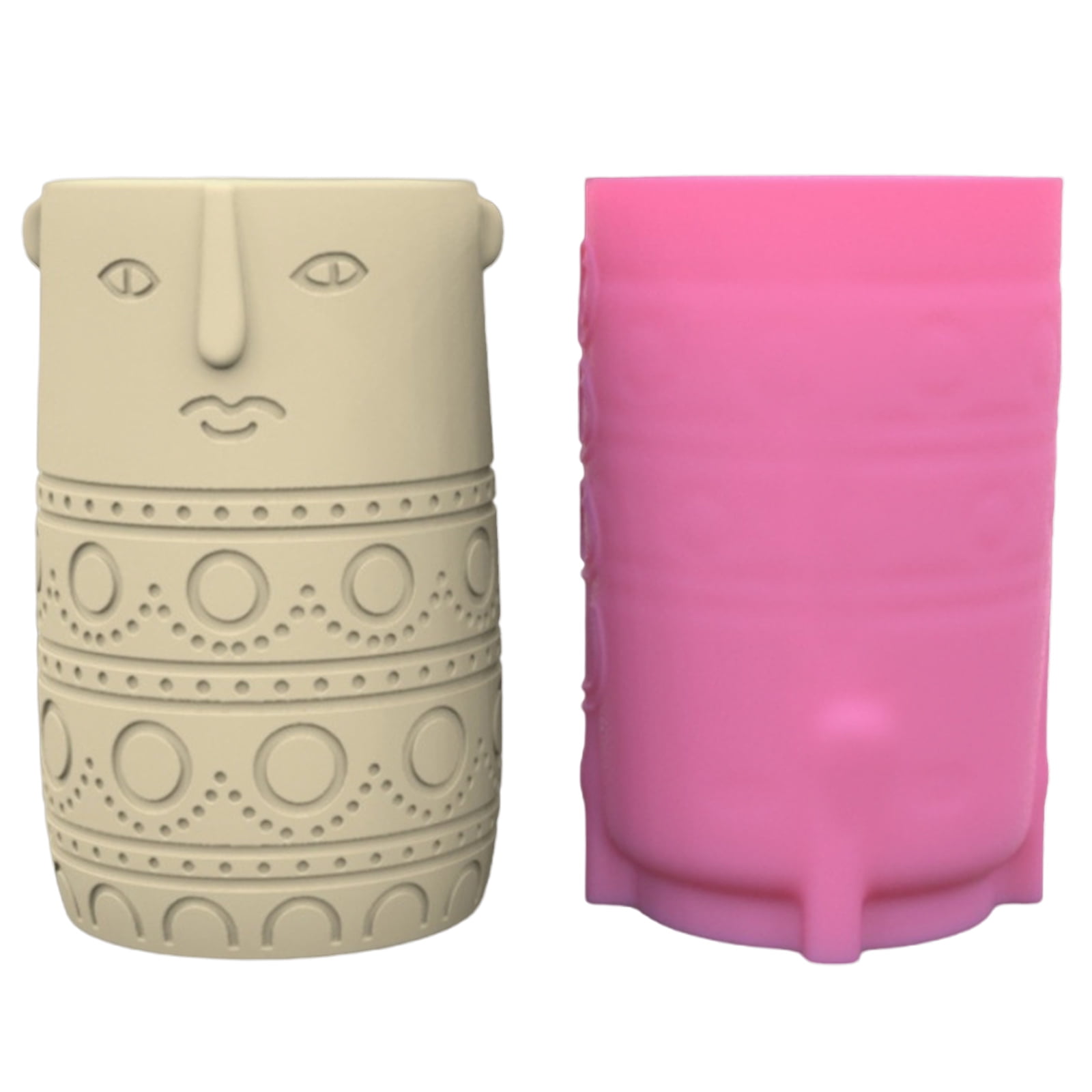 COOLHOOD Silicone Mold for Cement Flower Pots Unique Flower Pots Mold ...