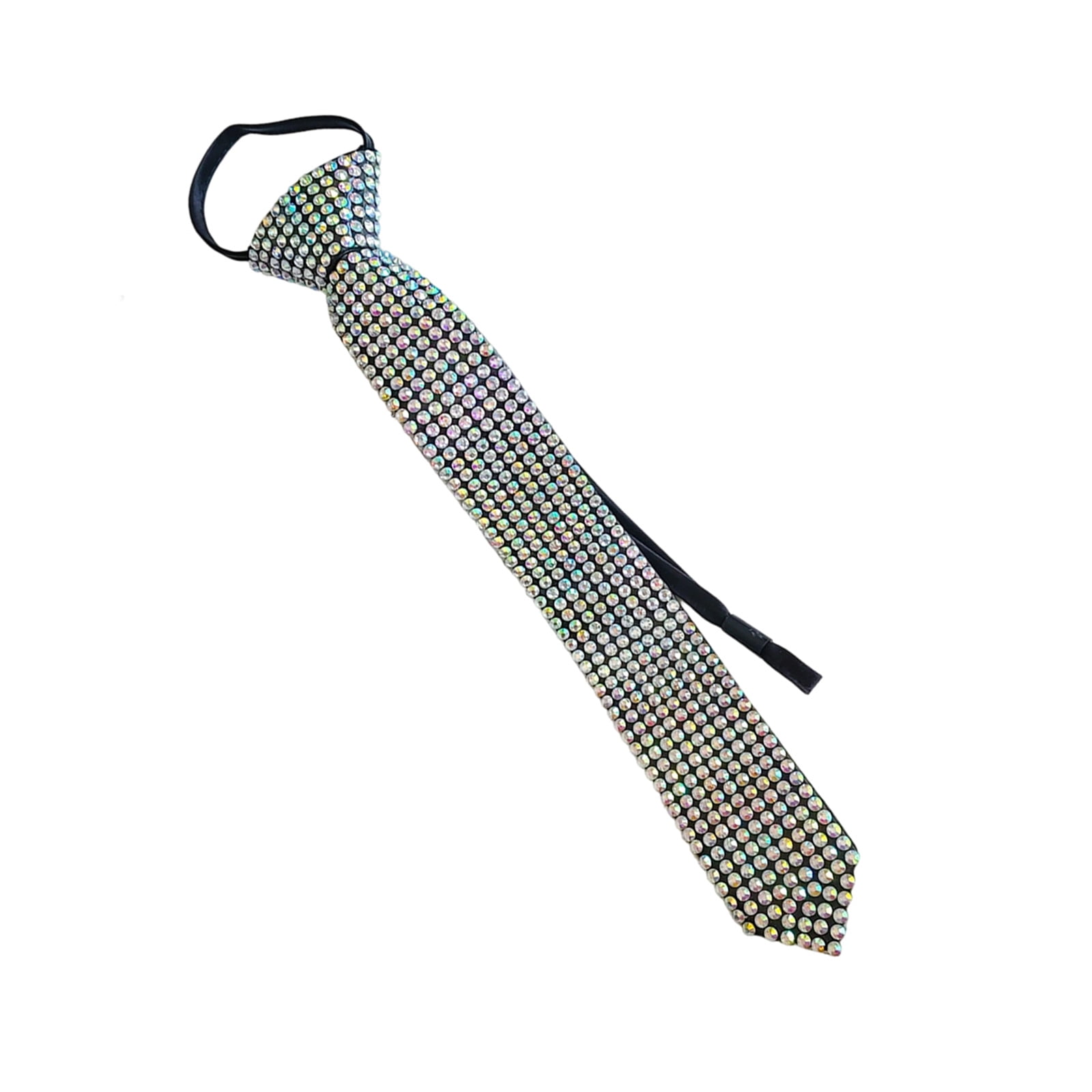 COOLHOOD Sparkling Rhinestones Necktie For Elegant Formal Occasion Wear ...