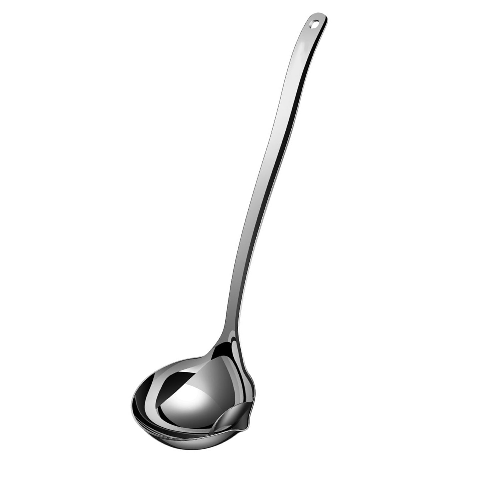 COOLHOOD Steel Soup Ladles Spoon Soup Skimmers for Efficient Greases ...