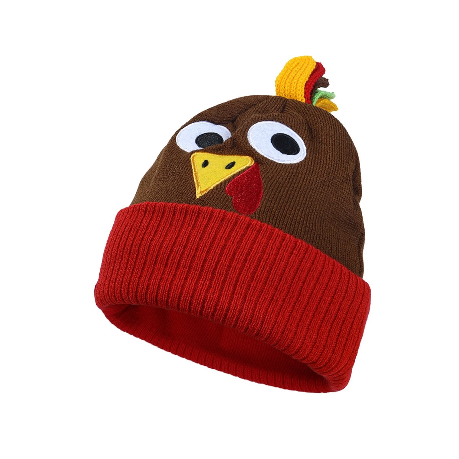 COOLHOOD Thanksgiving Turkey Knit Hats for Party and Holiday Fun Knit ...