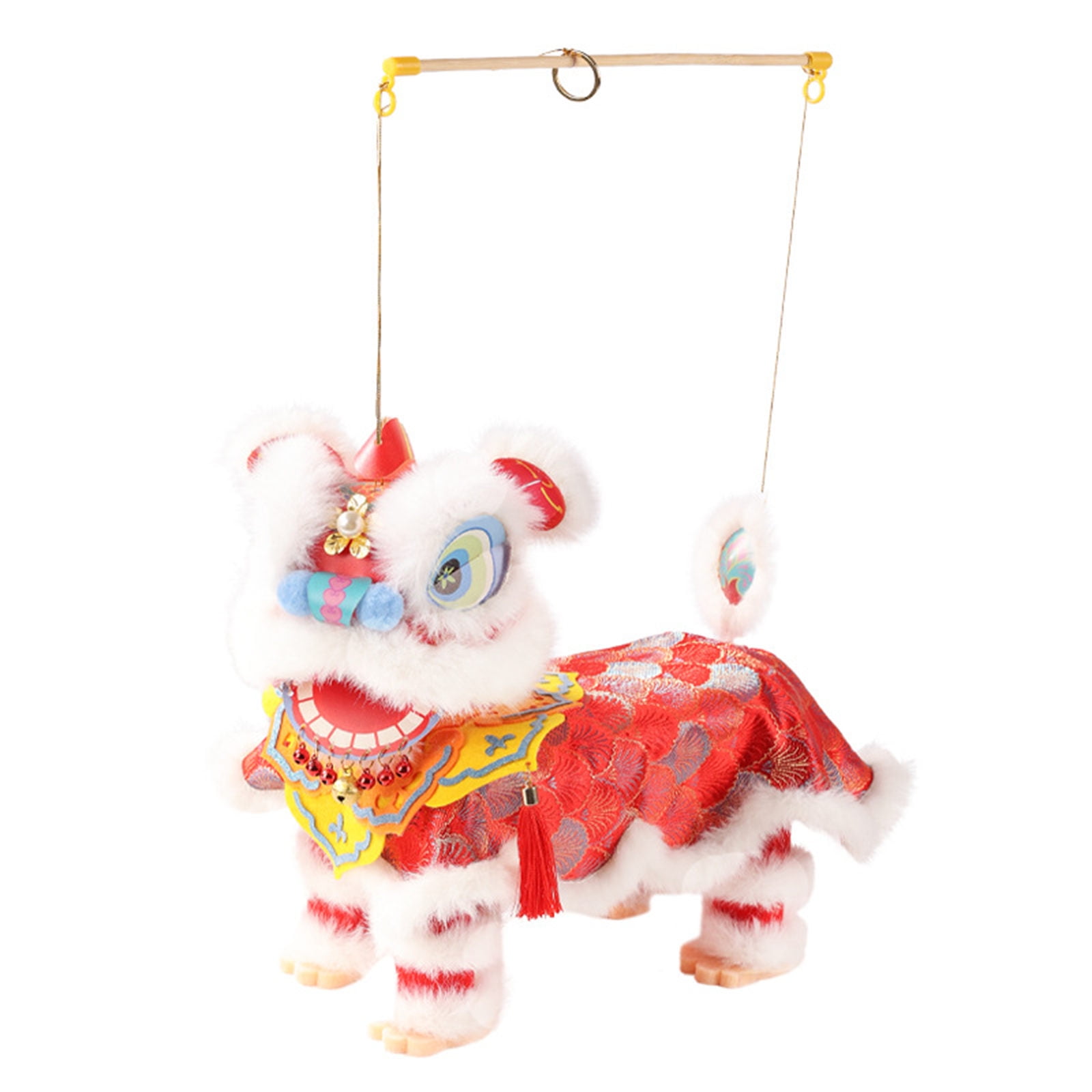 COOLHOOD Traditional Lions Dance Handmade Lamp Tool Cloth Craft For ...