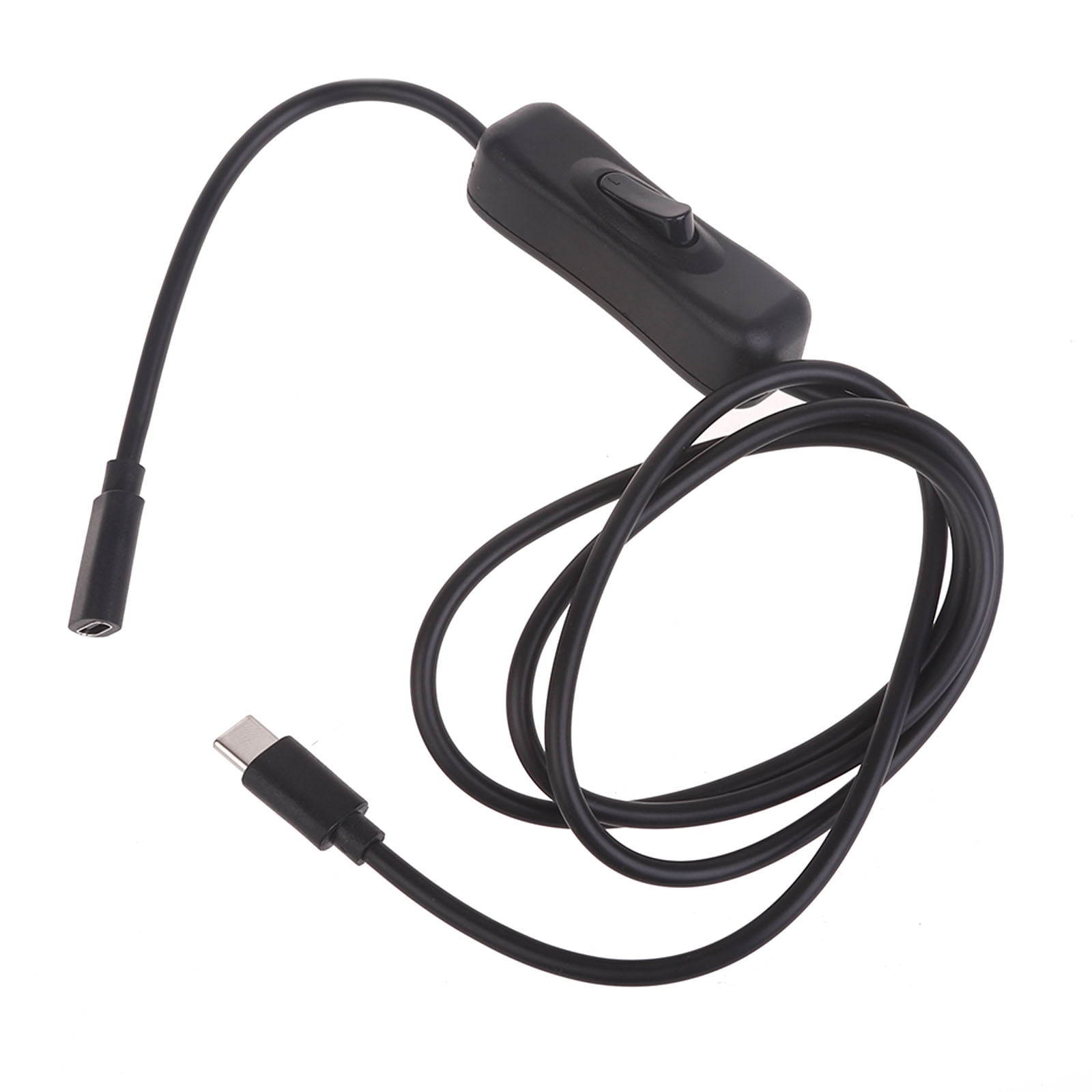 COOLHOOD Type C Male to Female Switches Extension Cable with Button ...