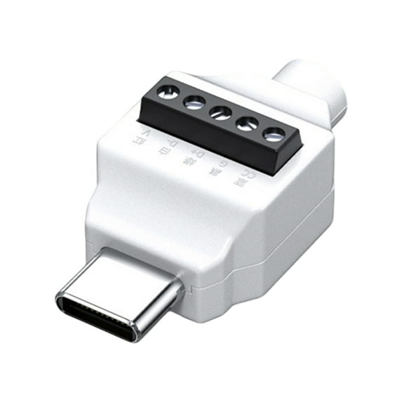 COOLHOOD USB C Male to 5Pin/4pin Solderless Crimp for Quick Repair ...