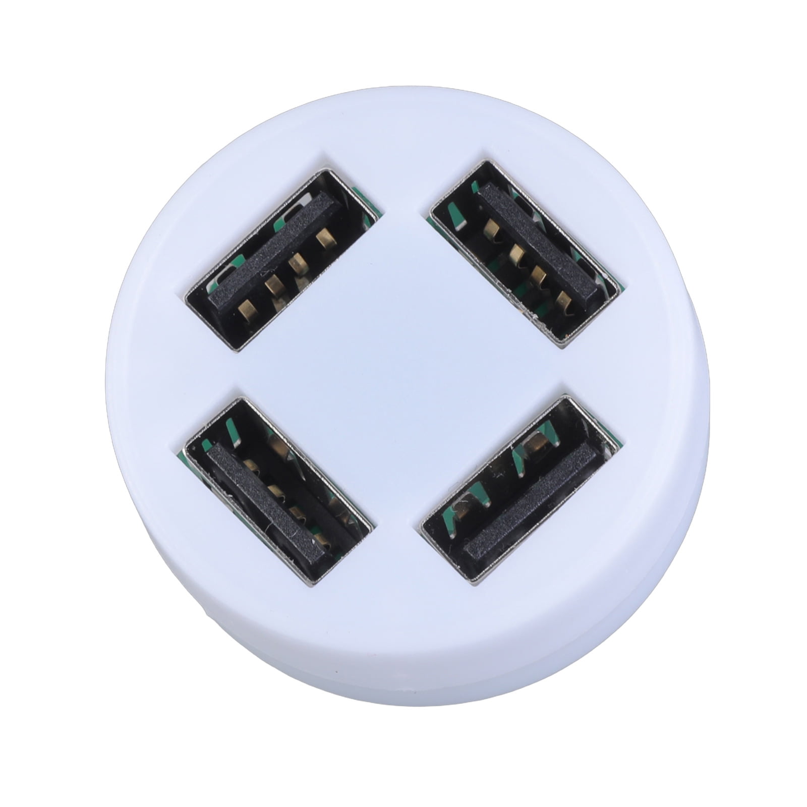 COOLHOOD USB Male to 4 Port USB Female Hubs for Charging Only with LED ...