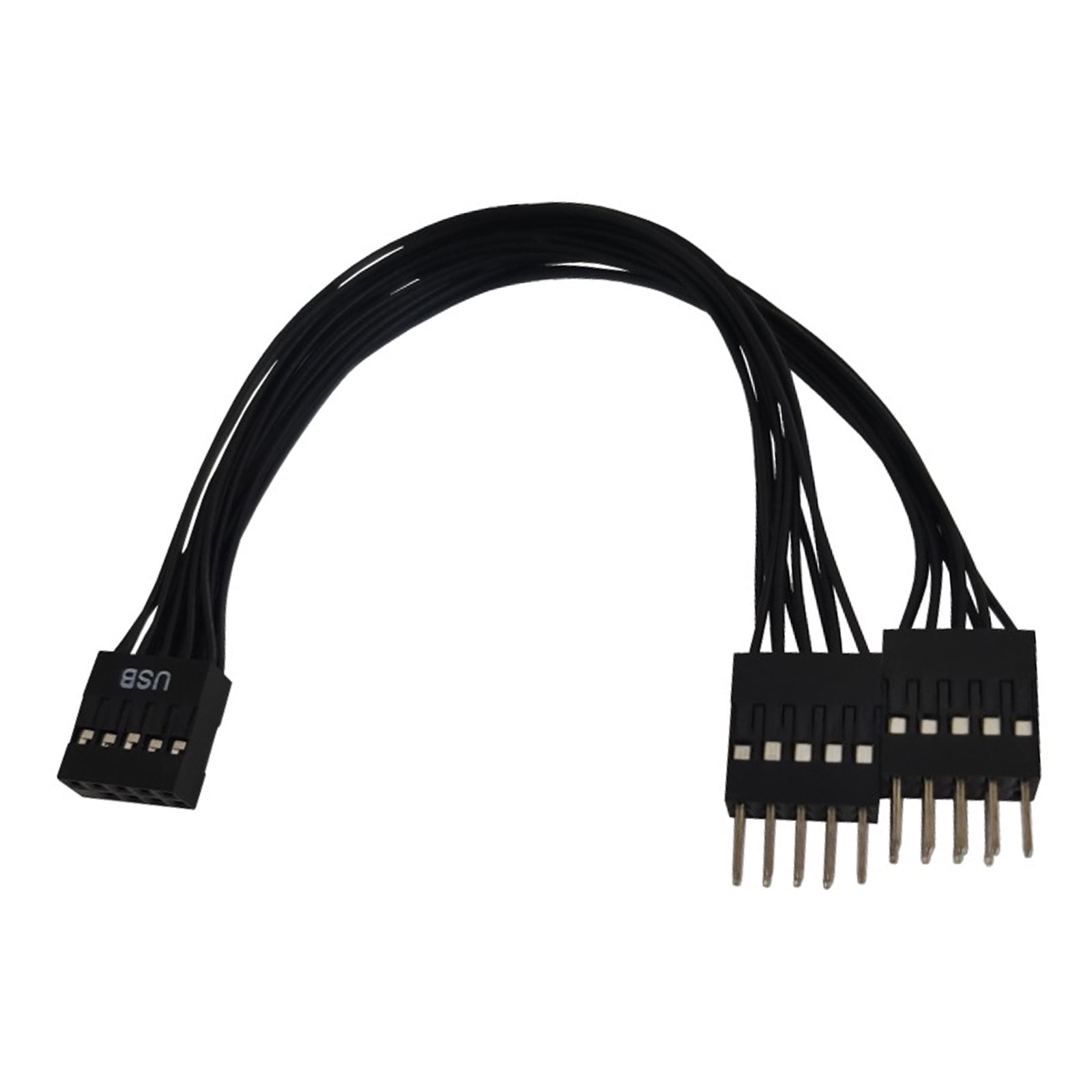 COOLHOOD USB Motherboard Cable USB Header Extension Cable 9Pin 1 Female ...