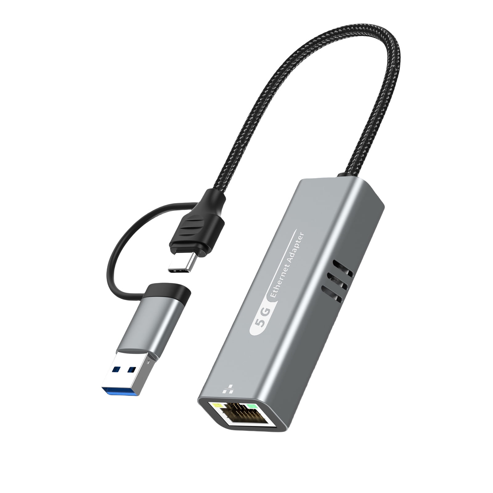 COOLHOOD USB Type C to Ethernet Adapter 5Gbps Networking Converters for ...