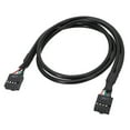 COOLHOOD USB2.0 Internal Mainboard Header Cable USB2.0 9pin Female to ...