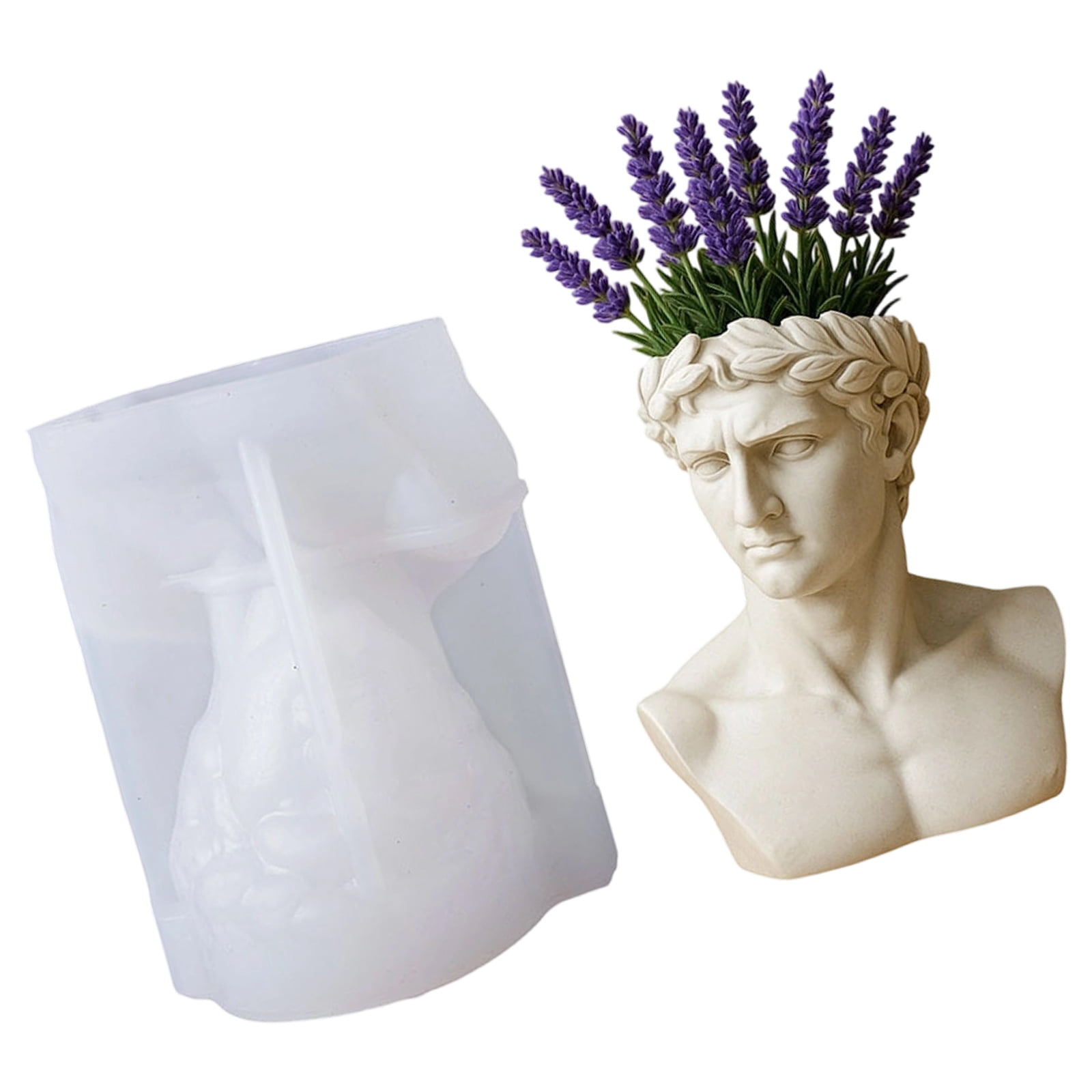 COOLHOOD Versatile Silicone Crafting Mold Ancient Greek Head Designs ...