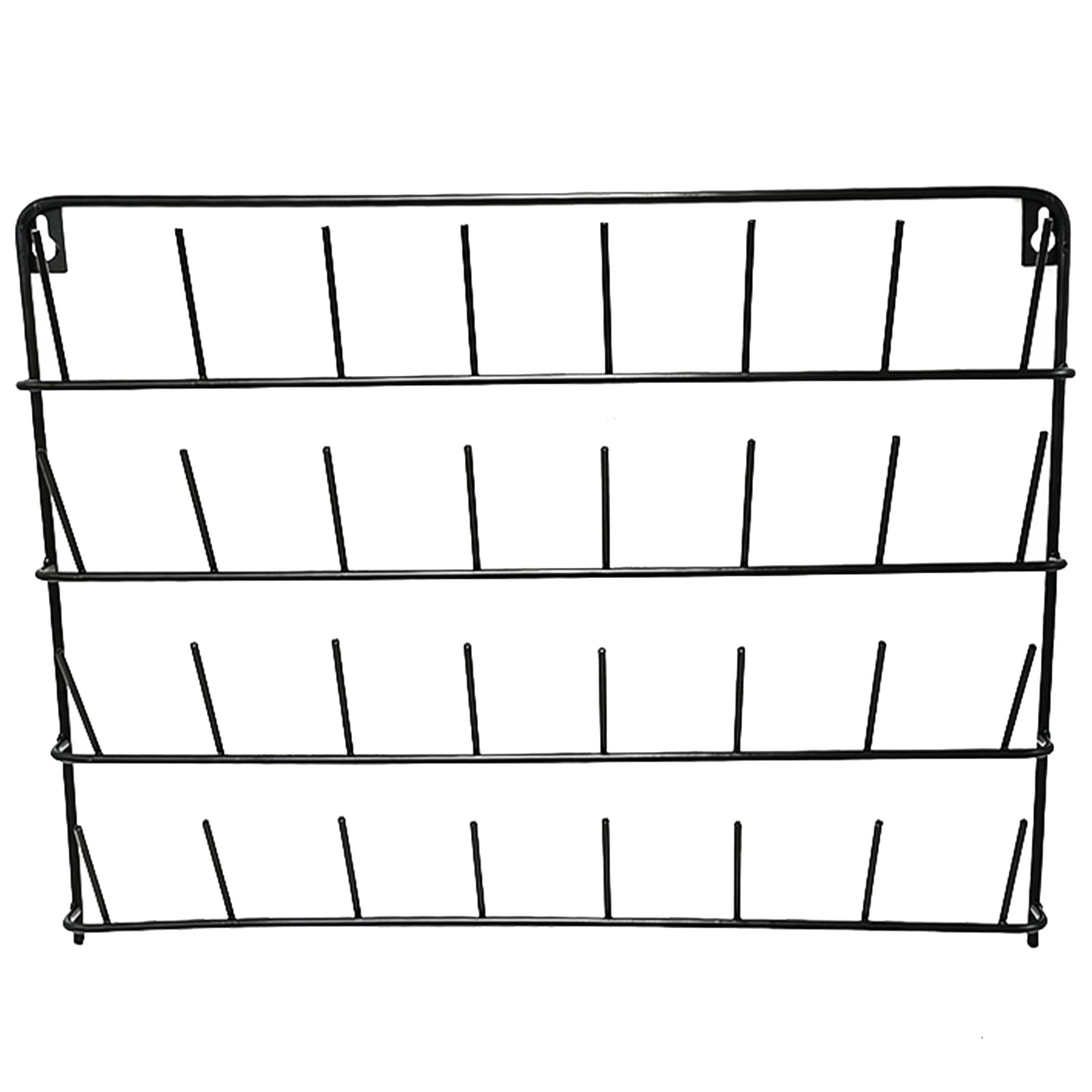 COOLHOOD Wall Mount Thread Rack for 32 Spools Sewing Thread Storage ...