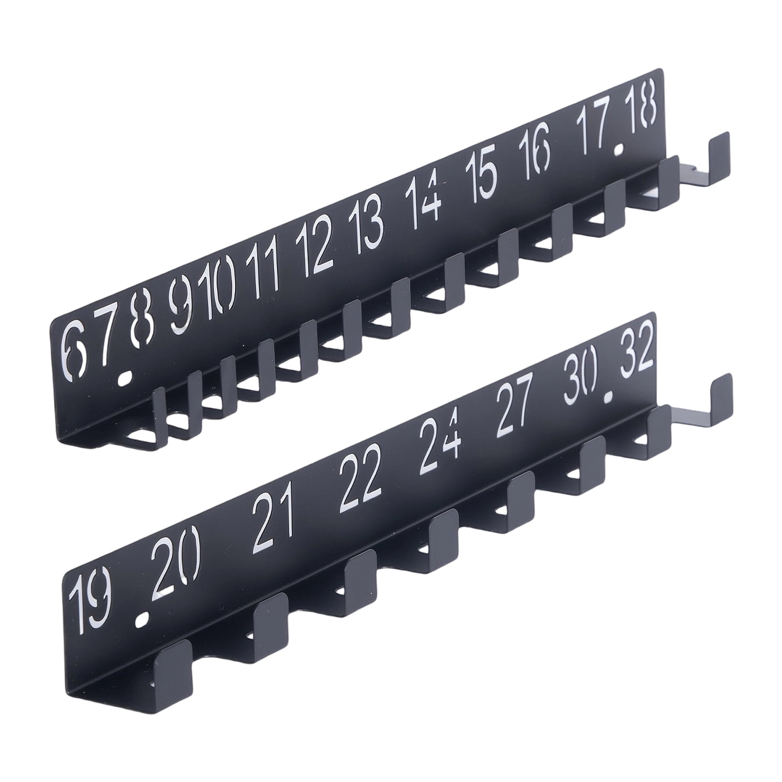 COOLHOOD Wall Mounted Wrench Rack Heavy Duty Iron Hanging Tool ...
