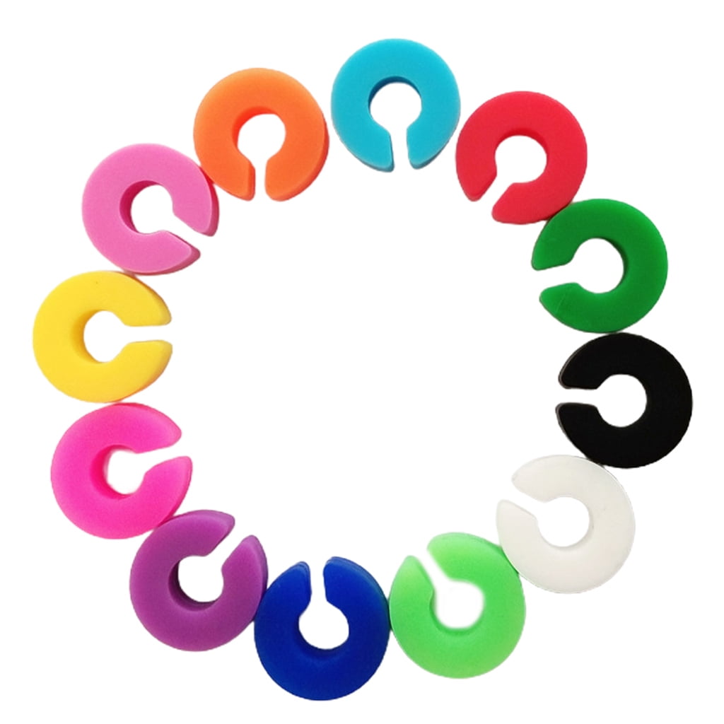 COOLHOOD Wine Glass Markers Set of 12 Silicone Drink Glass Charms ...