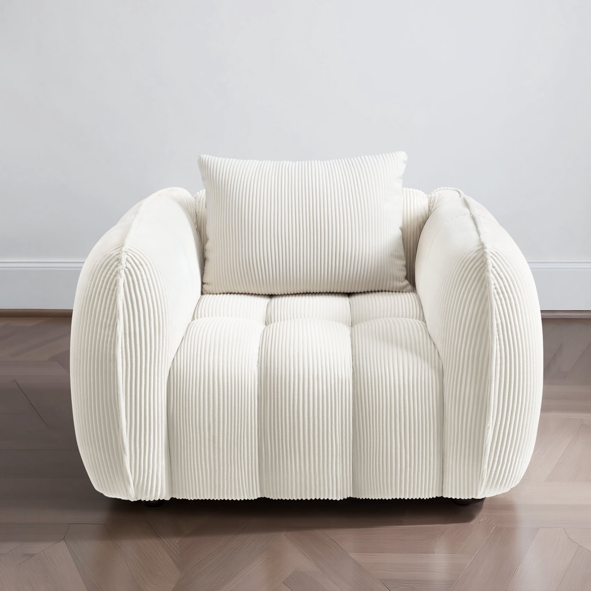 COOLHUT Armless Accent Chairs for Living Room, Modern Comfortable ...