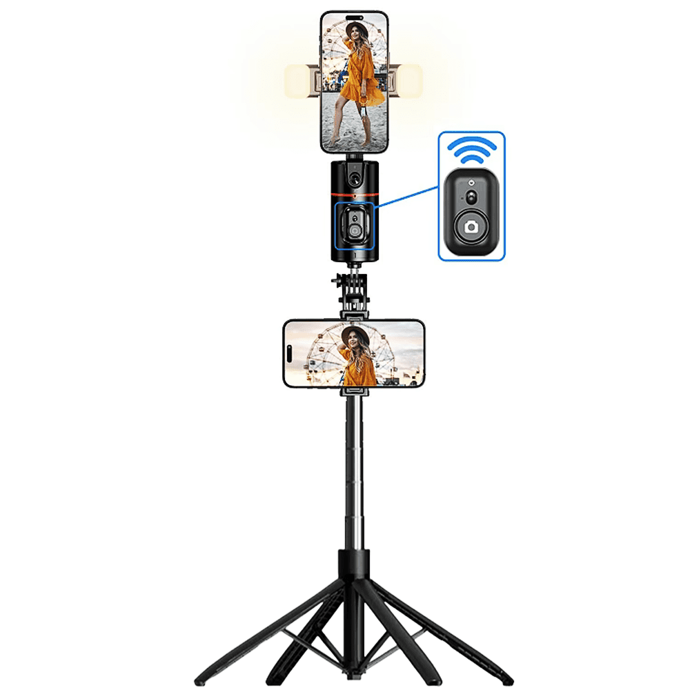 COOLJIER P02 desktop phone holder wireless connection shooting desktop gimbal AI automatic face ...